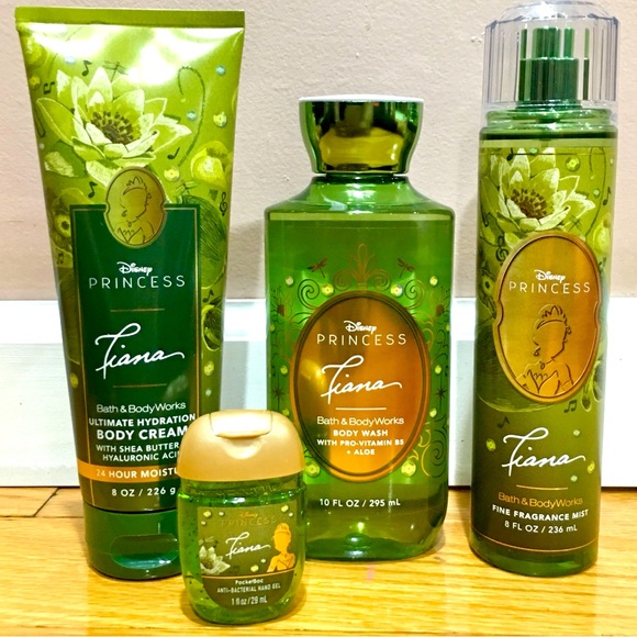 Disney | Bath & Body | Disney Princess Tiana Bath Body Set Green | Poshmark